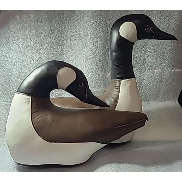 Unbranded | Accents | Vintage Stuffed Leather Duck Door Stopper ...
